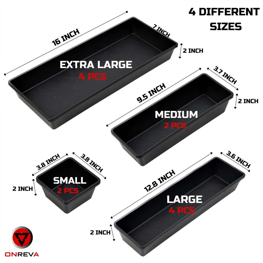 ONREVA Tool Box Organizers and Storage Tray Toolbox Organization ...