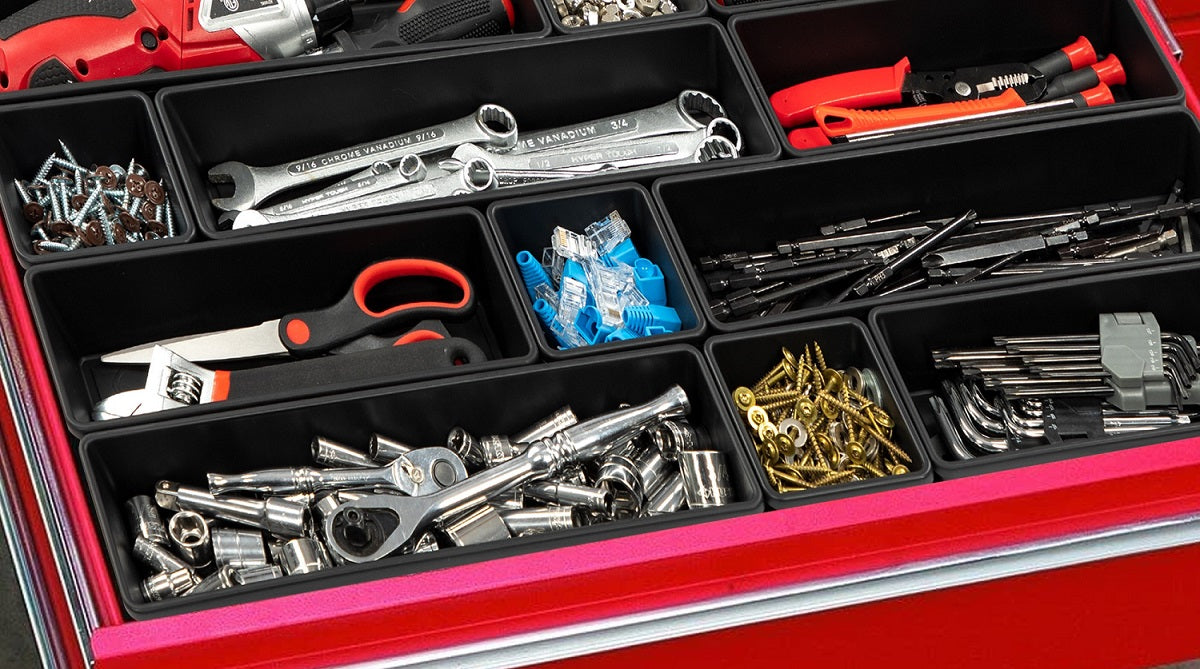 ONREVA Tool Box Organizers and Storage Tray Toolbox Organization ...